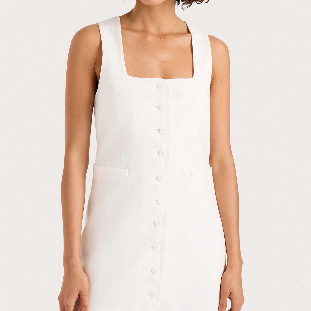 Jaques Mini Dress White - Faithfull the Brand INT