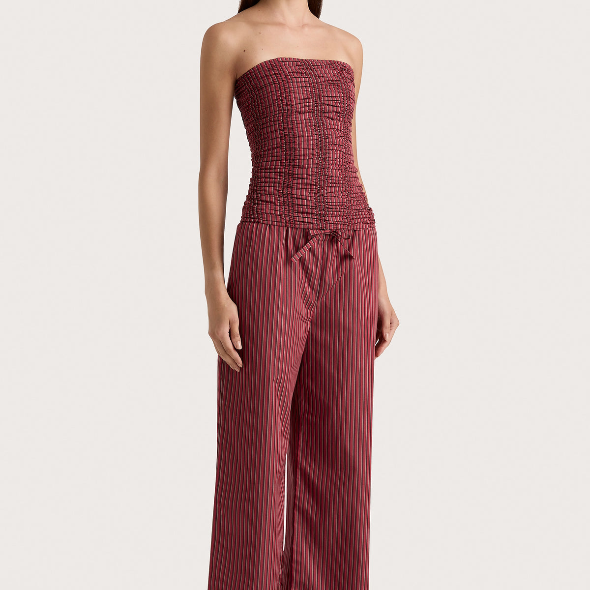 Jilliane Top Wine Stripe - Final Sale – Faithfull the Brand
