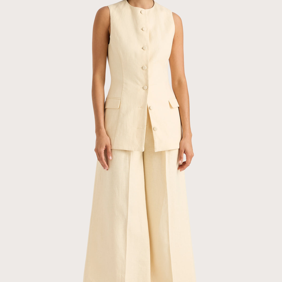 Jane Vest Butter - Faithfull the Brand INT