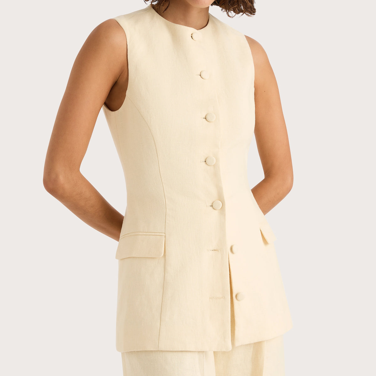 Jane Vest Butter - Faithfull the Brand INT